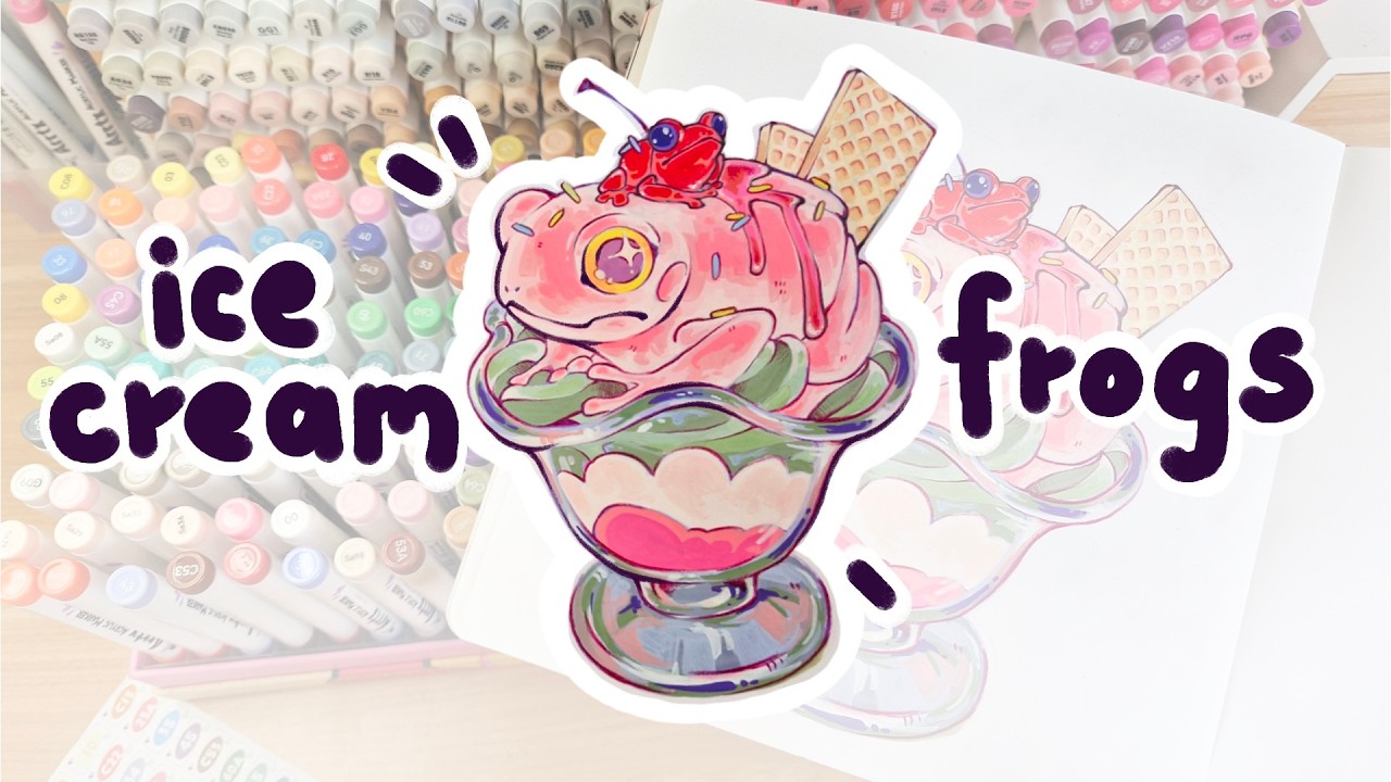 what ice cream frogs would look like?! - YouTube