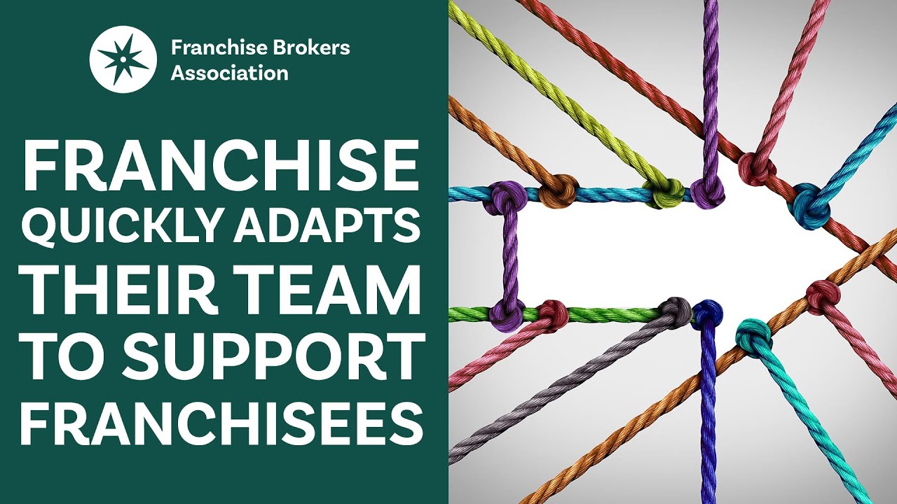 Franchise quickly adapts their team to support franchisees - YouTube