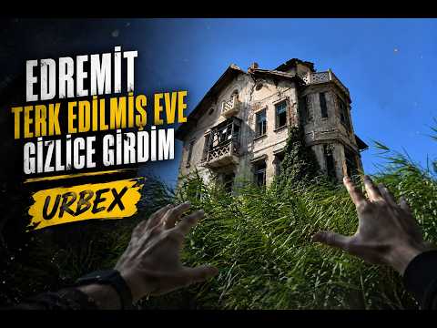 EDREMİT'TE 1934'TEN KALAN TERK EDİLMİŞ EVE GİZLİCE GİRDİM! 😱 | URBEX TÜRKİYE