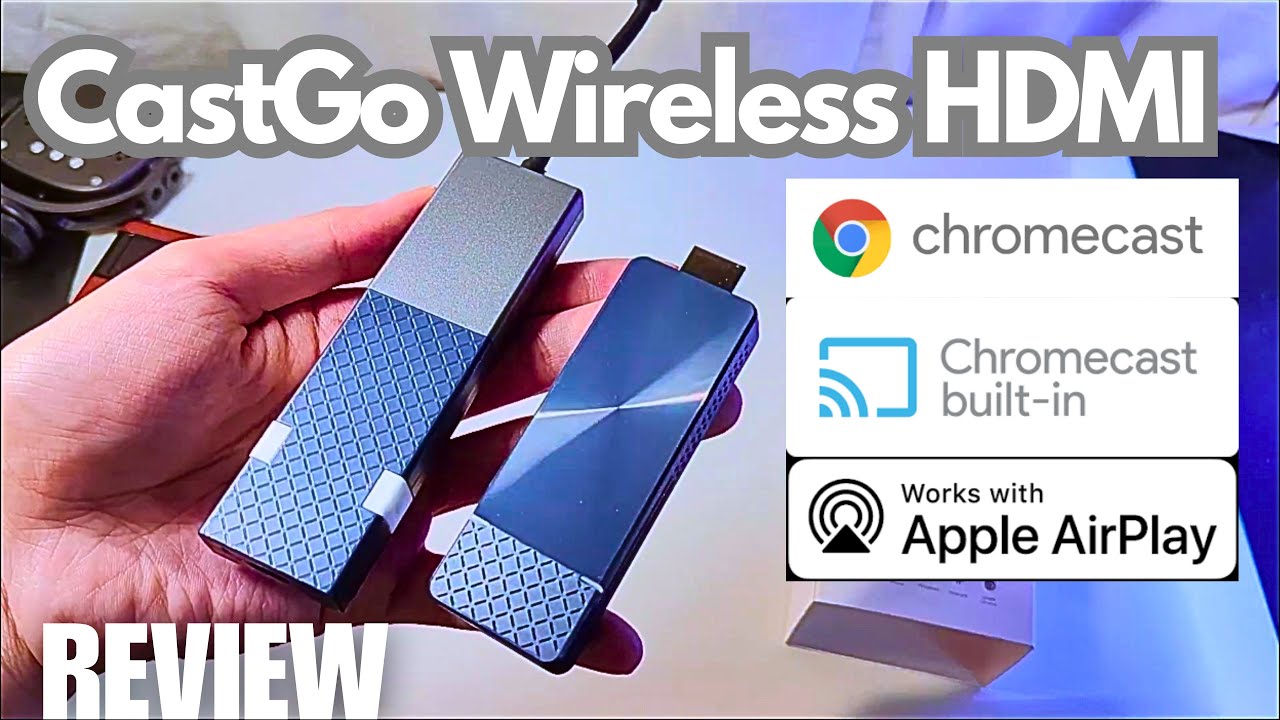REVIEW: CastGo 4K Wireless HDMI Screen Mirroring - Chromecast, AirPlay, Miracast All-in-One ...