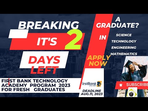 FirstBank Technology Academy Program 2023 - YouTube