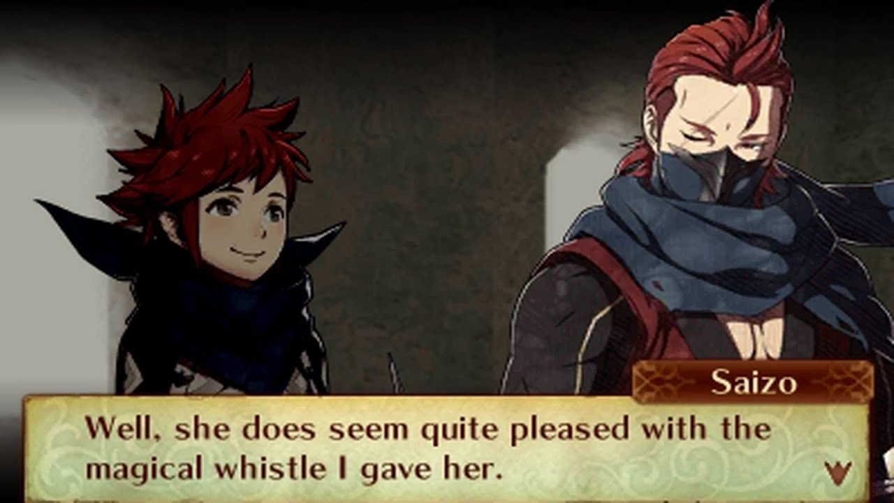 Fire Emblem Fates: Birthright - Saizo & Kana (Male) Support ...