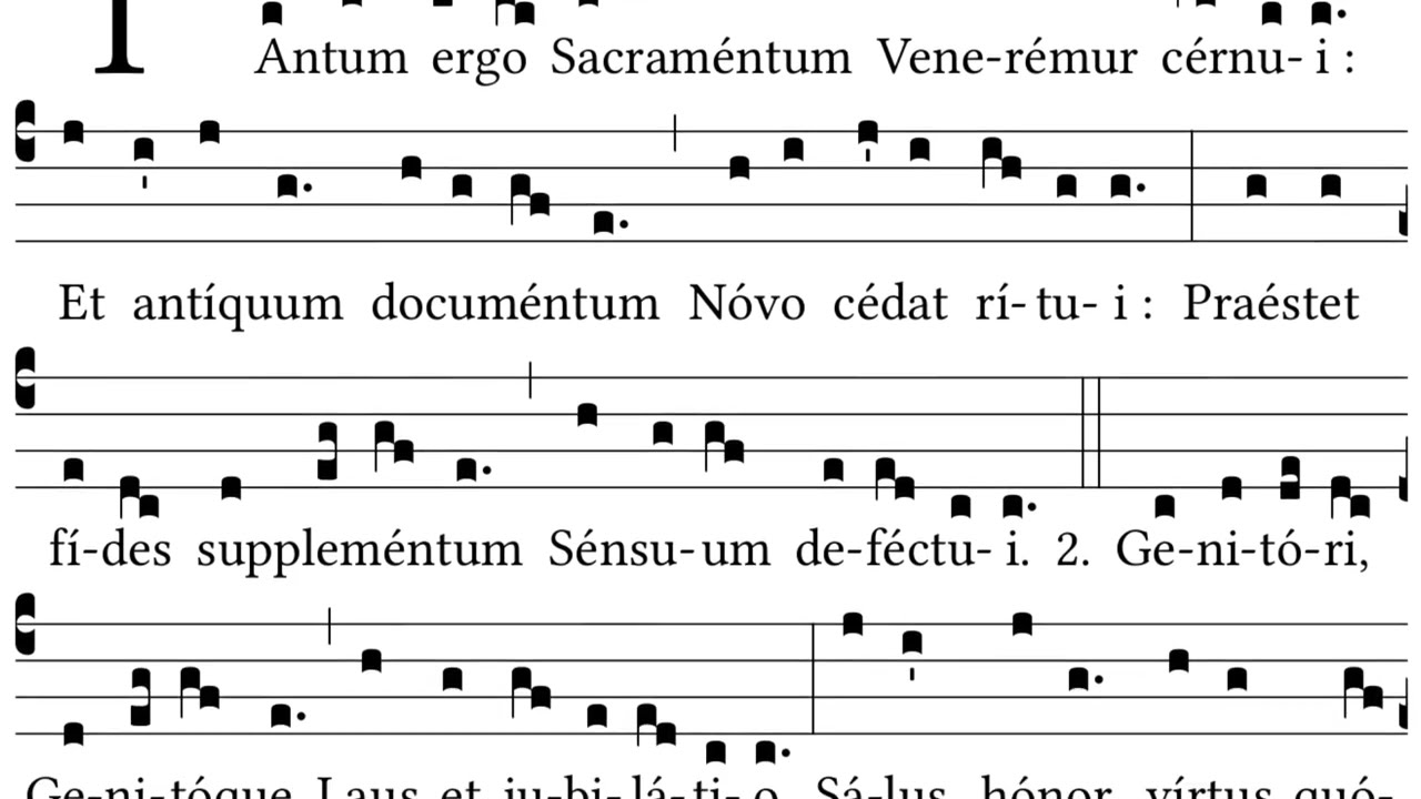 Tantum Ergo - oddly familiar tune - Samuel Webbe? - YouTube