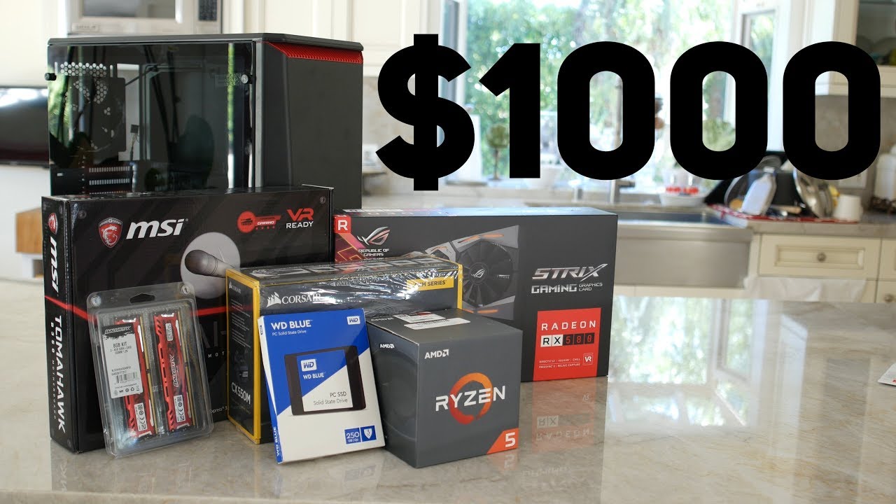 Best $1000 Ryzen PC Build! // June 2017 - YouTube