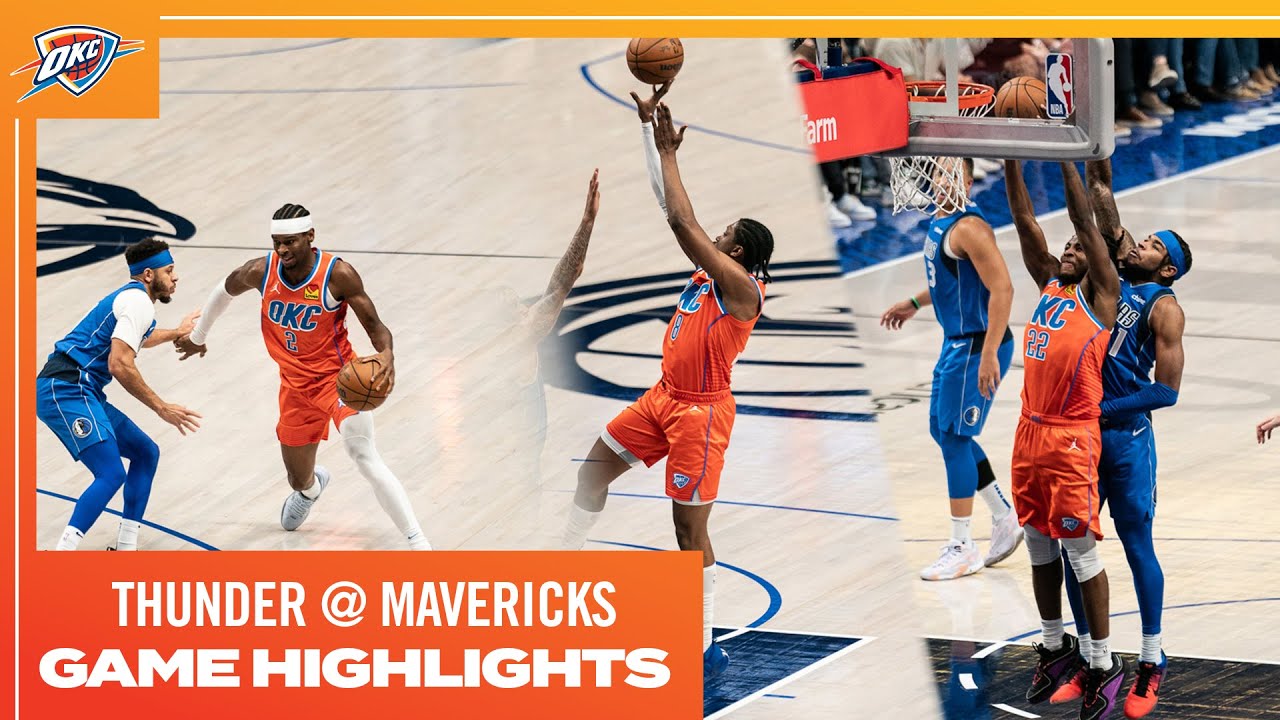 OKC Thunder at Dallas Mavericks | Game Highlights | December 2, 2023 ...