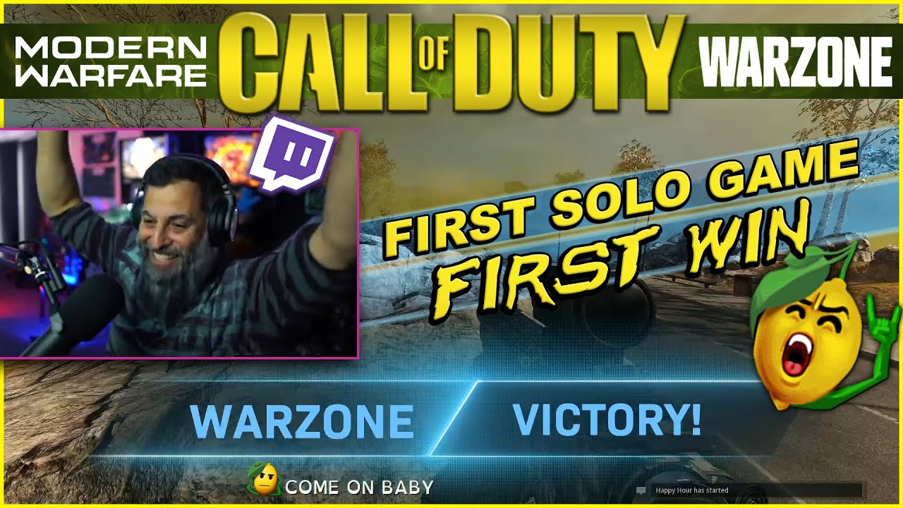 CALL OF DUTY WARZONE: First Game First Win SOLO (CoD Battle Royale ...