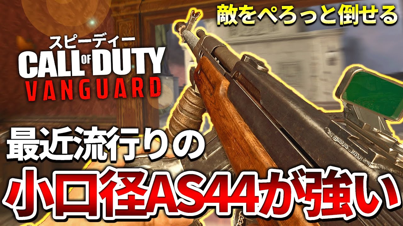 【COD:V】最近人気のアサルト『AS44』の小口径カスタムが強すぎるww【世はまさに小口径】 - YouTube