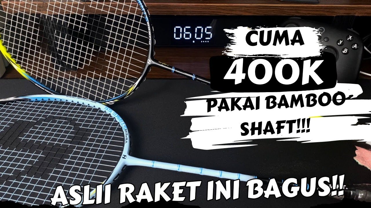 RAKET HART POWER STRIKE 66 & VIPER STRIKE 55 || RAKET MURAH TAPI PAKAI ...