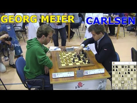 THE MONSTER PAWN A3!!! MAGNUS CARLSEN VS GEORG MEIER - WORLD BLITZ ...