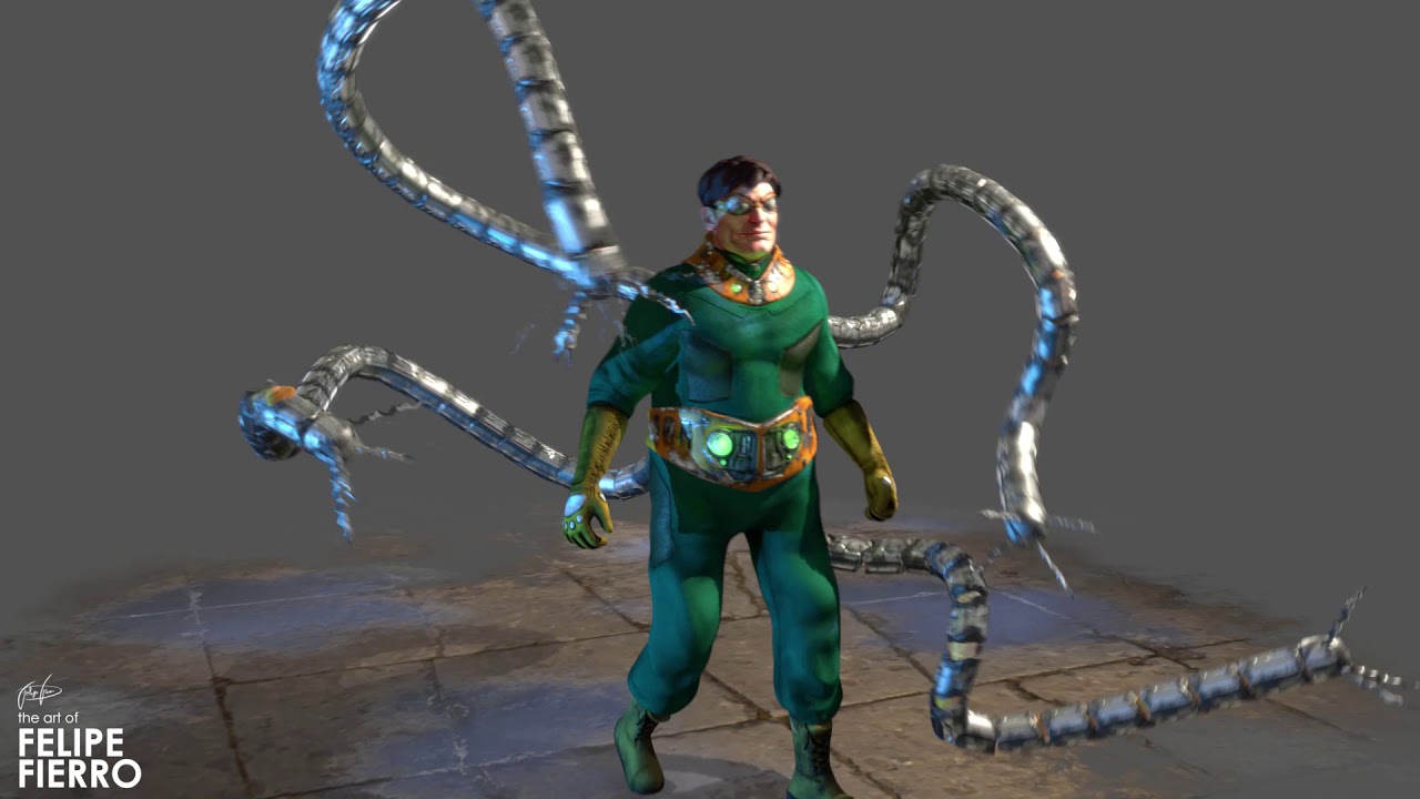 Doc Ock Walk Cycle by Felipe Fierro - YouTube