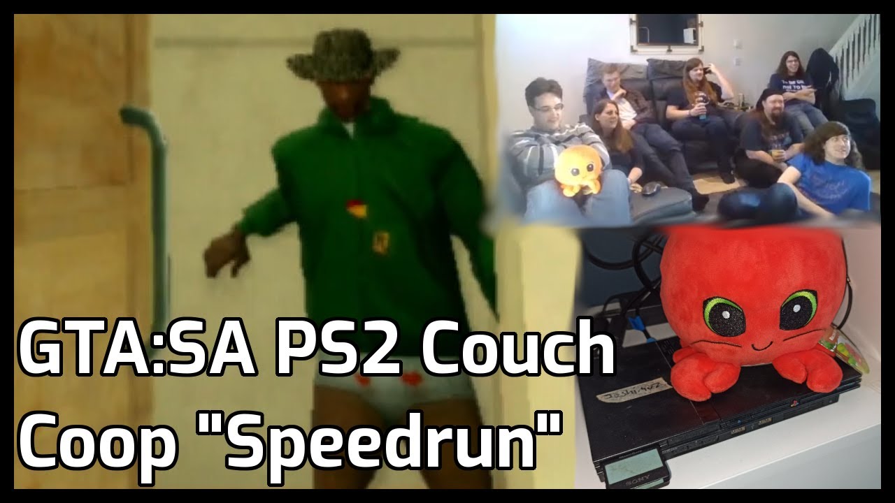 GTA:SA PS2 Couch Coop House Warming "Speedrun" | Part 1 - YouTube