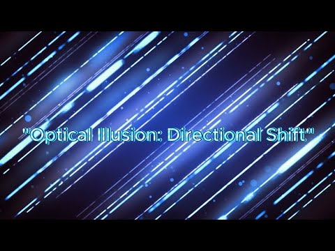 optical illusion: directional shift - YouTube