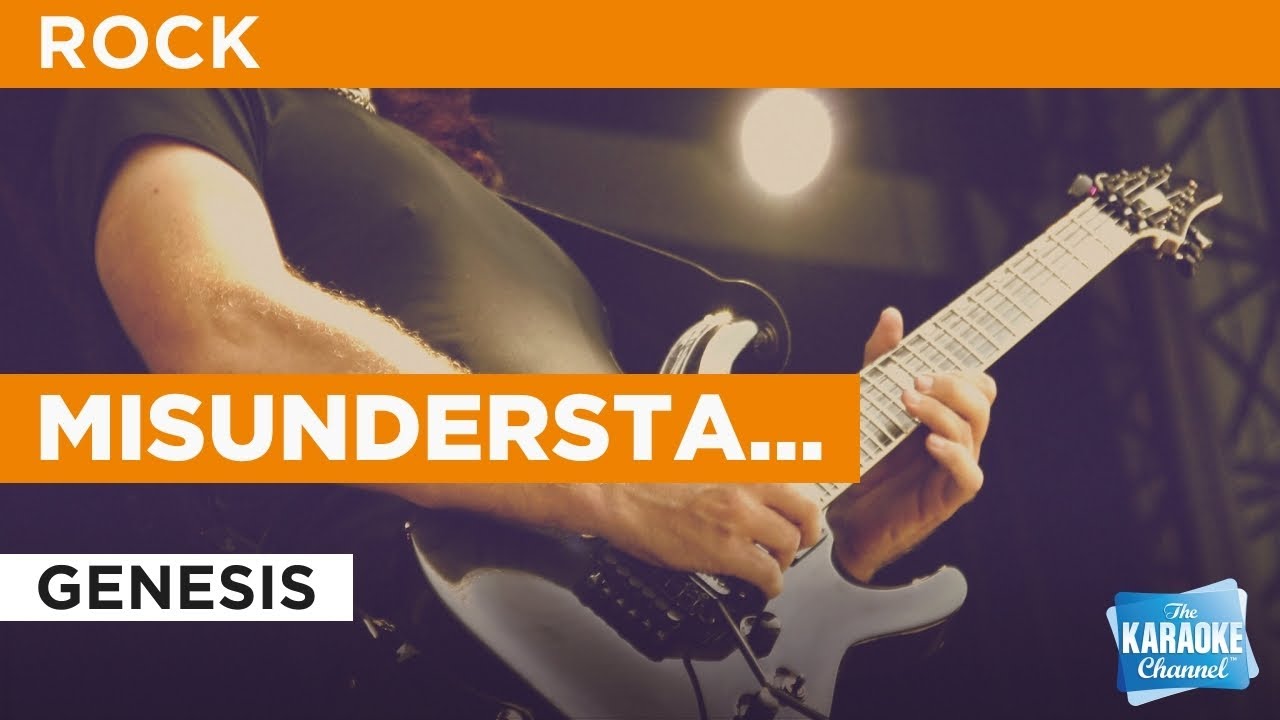 Misunderstanding : Genesis | Karaoke with Lyrics - YouTube
