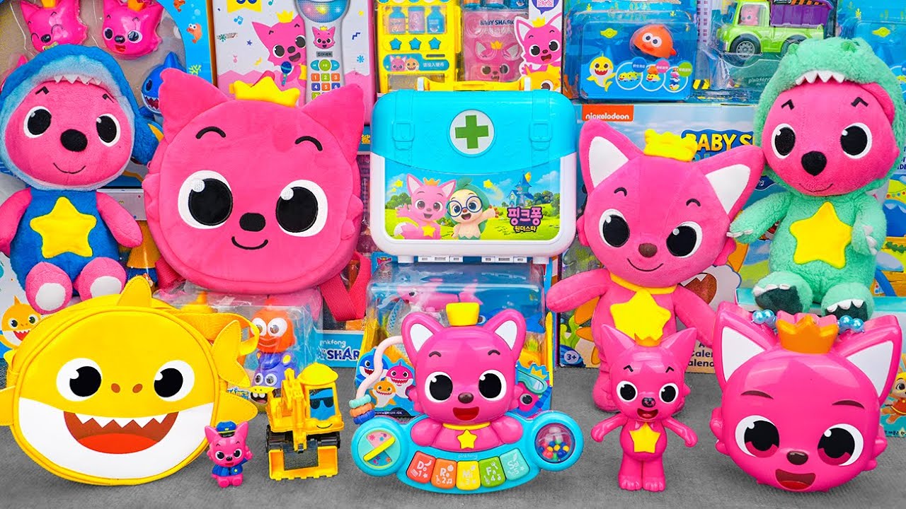 PINKFONG Collection Unboxing - Satisfying Unboxing (ASMR) - YouTube
