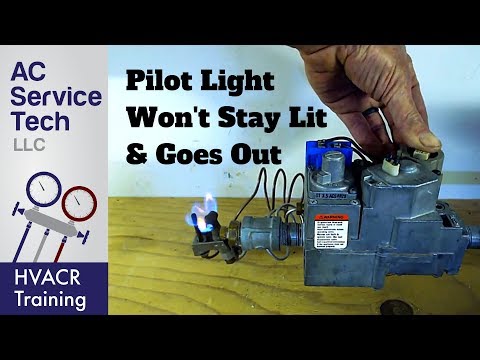 TOP 10 Reasons Why the Gas Pilot Light Goes Out & Won't Stay Lit!