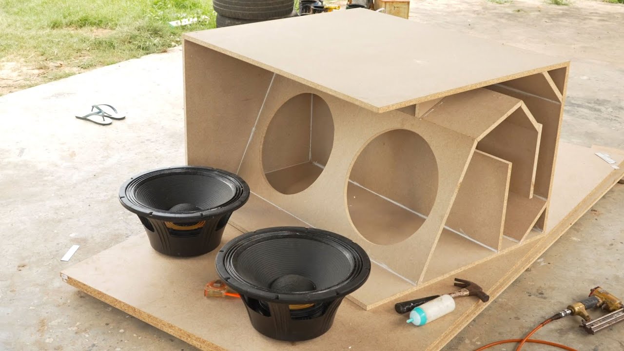 EP.1 How to make a beautiful pair of 18 inch subwoofer speakers - The ...