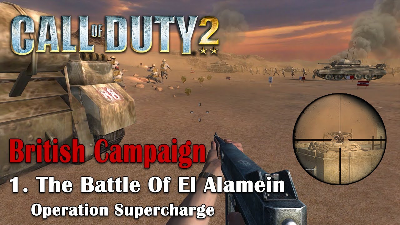 Call of Duty 2 | British Campaign | 1. The Battle Of El Alamein ...