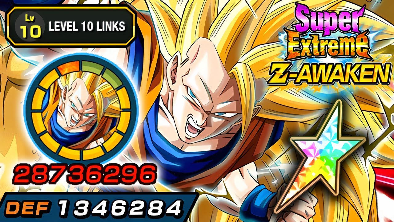 100% SUPER EZA AGL SSJ3 GOKU LEVEL 10 LINKS SHOWCASE!!! Dragon Ball Z ...