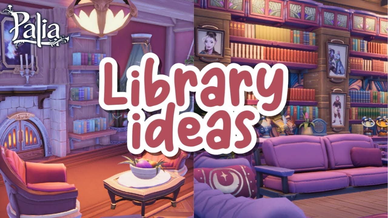 I toured TWO beautiful Palia Libraries! // Palia Plot Tours - YouTube