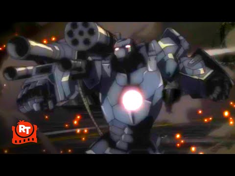 Iron Man: Rise of Technovore (2013) - War Machine Saves Iron Man Scene | Movieclips