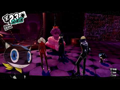 Persona 5 Royal - How to stop the swinging scythes - left & right eye locations - Kamoshida's Palace