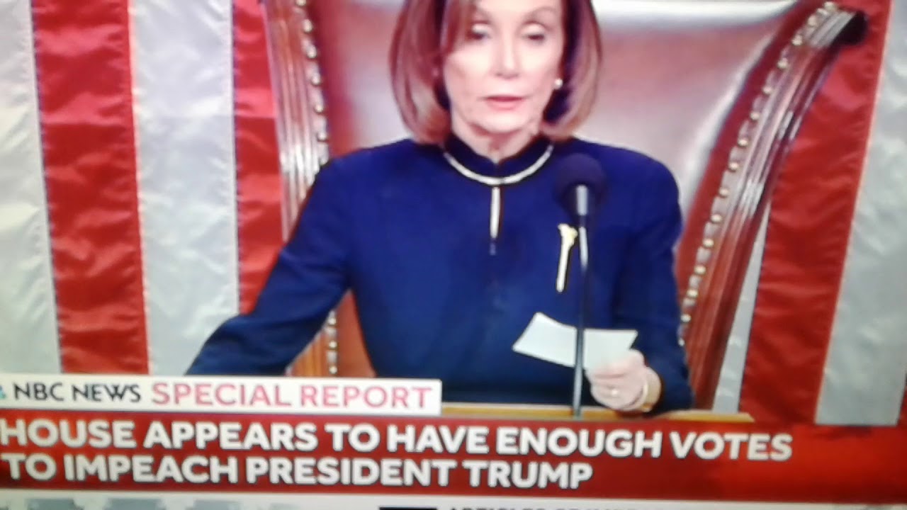 President trump impeached 12/18/2019 7:38 pm - YouTube