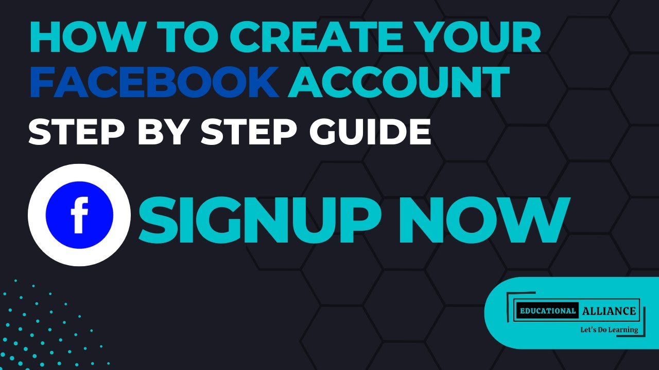 HOW TO CREATE FACEBOOK ACCOUNT - FACEBOOK SIGNUP - HOW TO CREATE ...