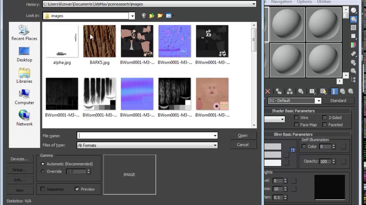 How to Pan and Zoom Pictures in 3ds Max - YouTube