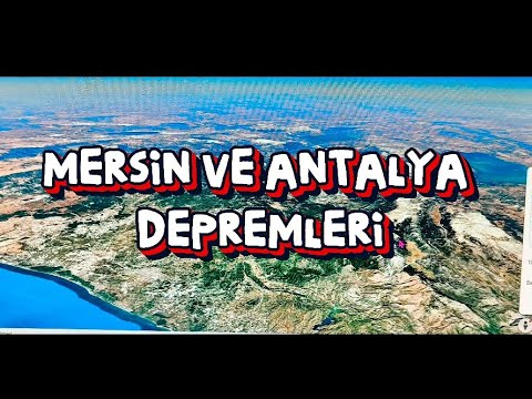 Mersin'in  Batısındaki Sismik Aktivite Büyük Deprem Habercisi Mi? Aksu Bindirmesi Depremleri 