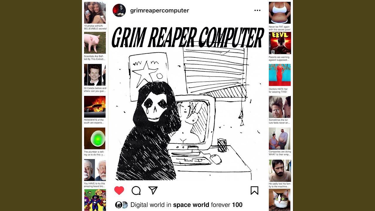 Computer is Real Life - Grim Reaper Computer: Song Lyrics, Music Videos ...