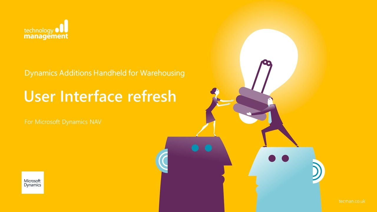 Dynamics Additions Handheld for Warehousing - User Interface Refresh - YouTube