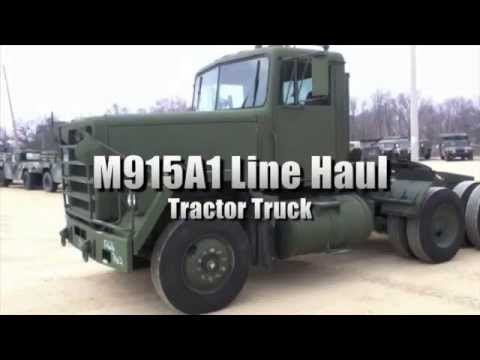 AM General M915A1 Line Haul Truck Tractor on GovLiquidation.com - YouTube