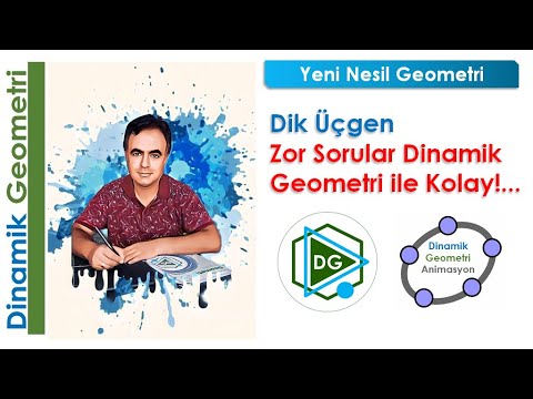 Zor Sorular Dinamik Geometri ile Kolay! Yeni Nesil bir soru çözümü...
