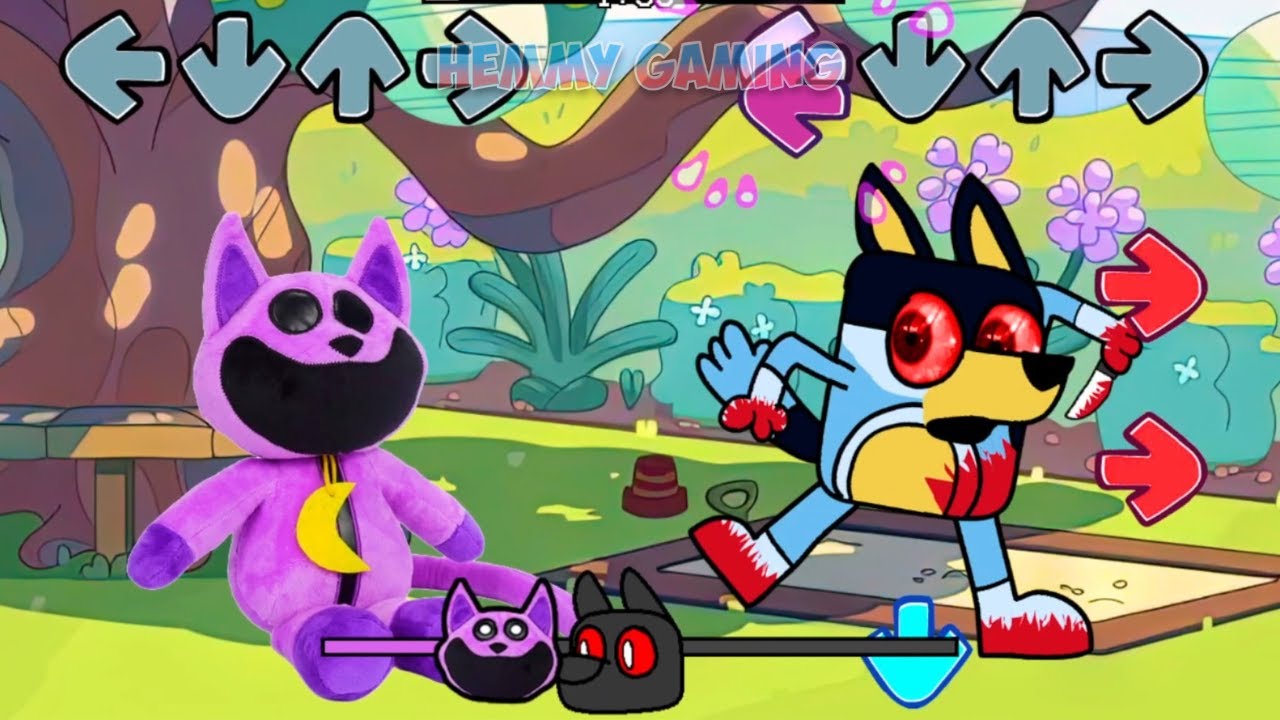 FNF Smiling Critters Plush vs Bluey.Exe, Bingo Pibby & Muffin Spooky ...