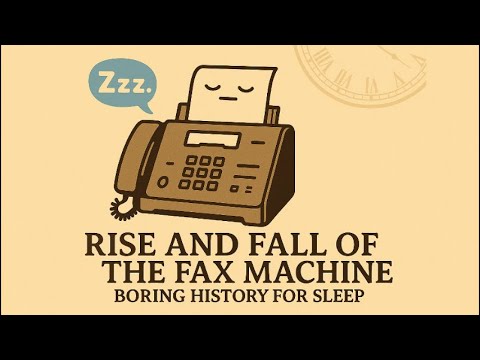 Boring History for Sleep | The Rise and Fall of Fax Machines - YouTube