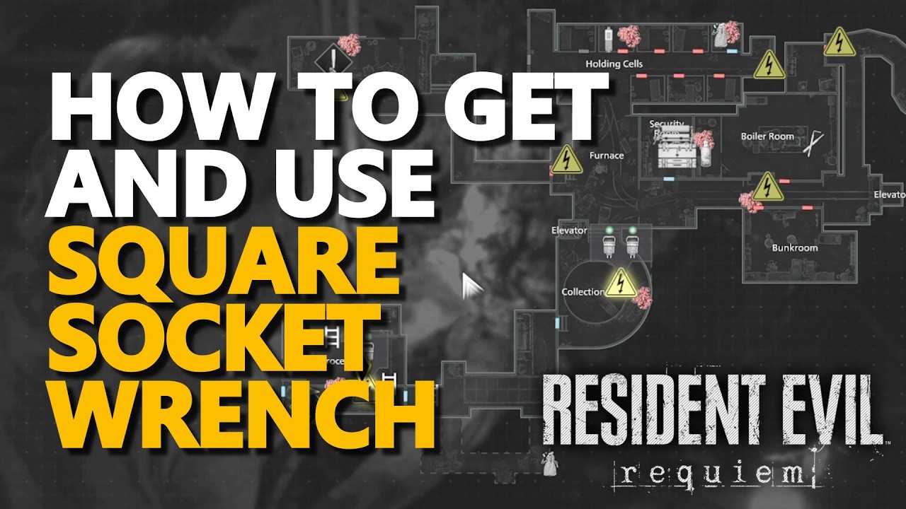 How to get and use Square Socket Wrench Resident Evil Requiem 9 - YouTube