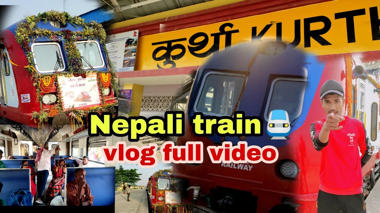 Nepali train 🚆vlog full video ️ full train video 💓🤘🏻 - YouTube