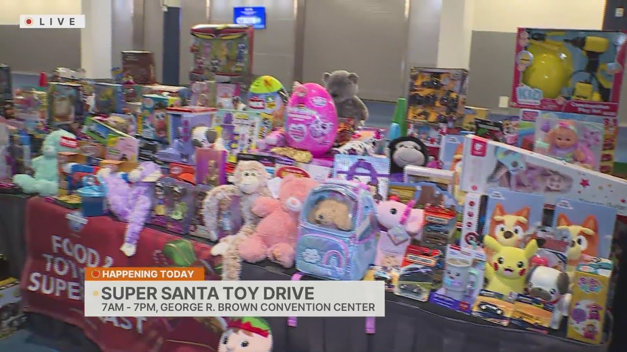 Super Santa Toy Drive happening at the GRB - YouTube