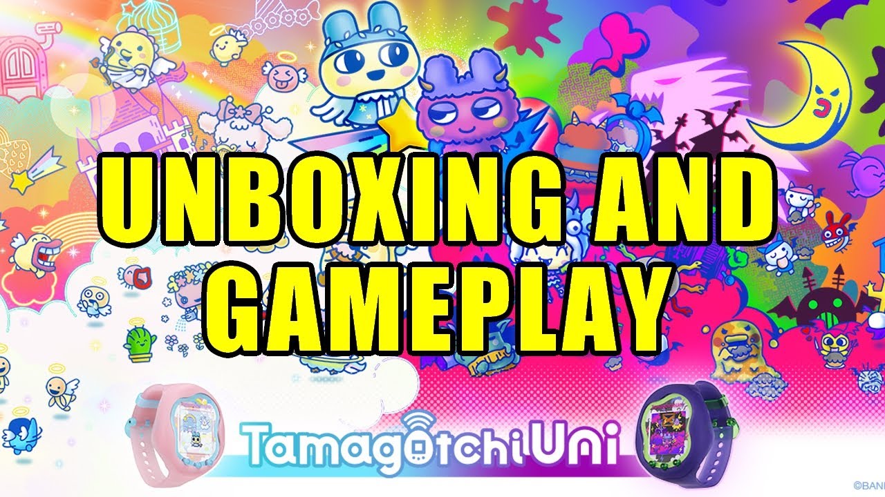 Tamagotchi Uni Angel Monster TamaVerse Ticket Gameplay - YouTube