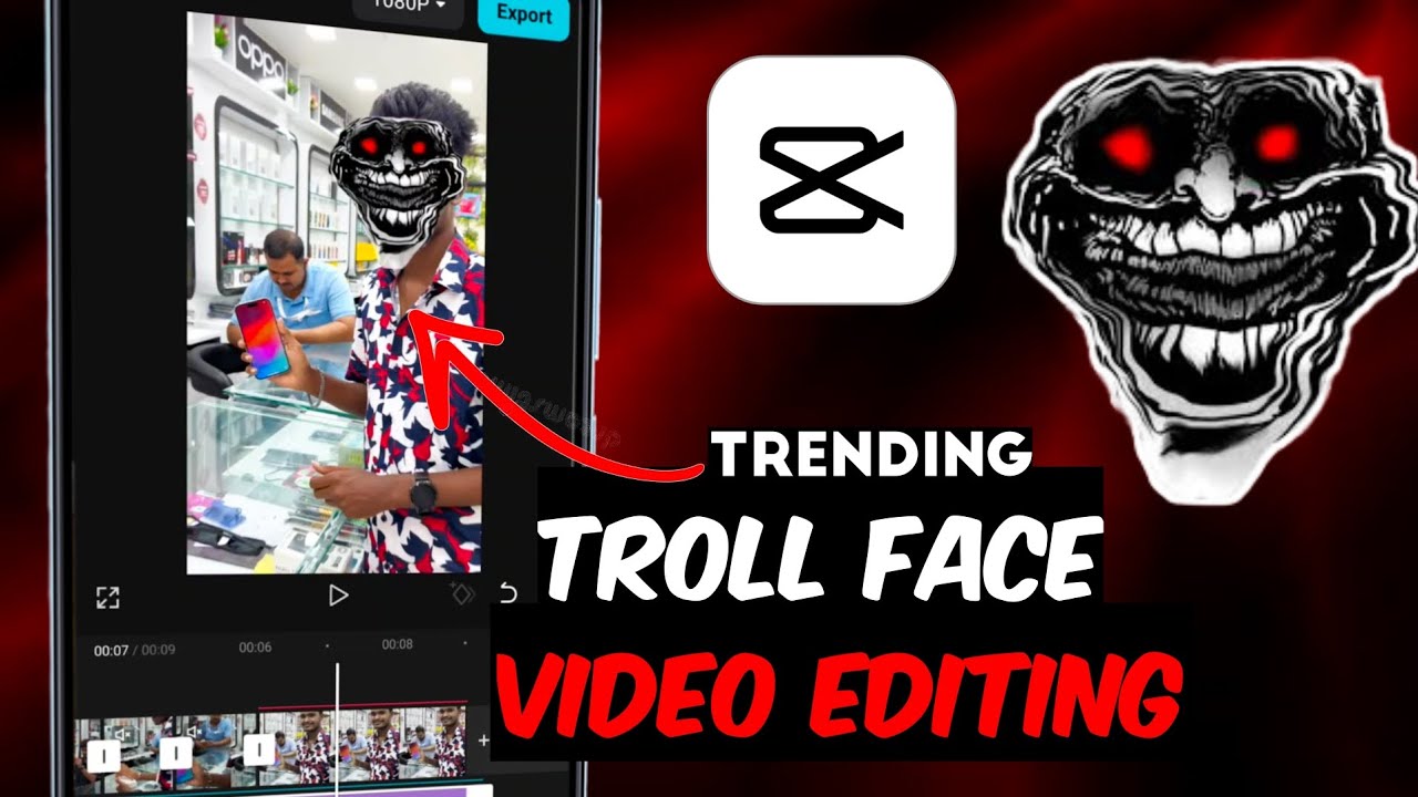 Reels Trending Face Trol Video Editing || Troll face Memes Video ...