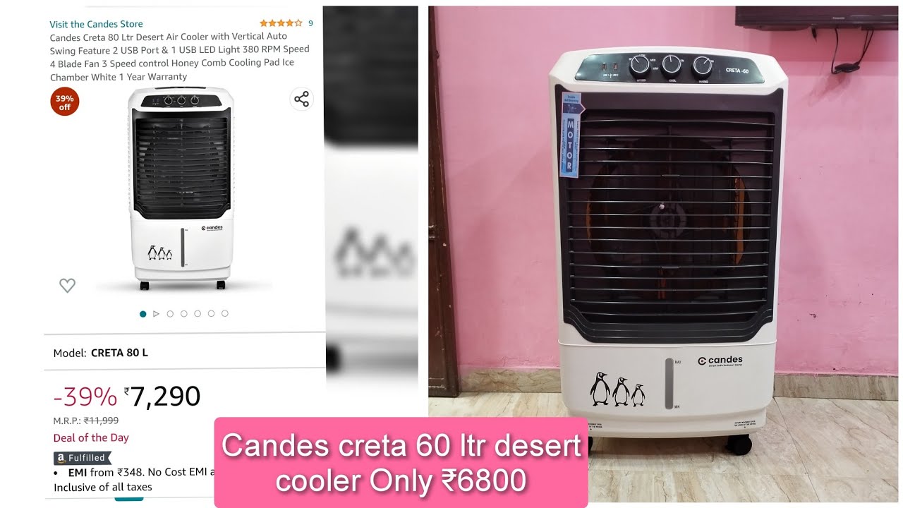 candes creta 60 ltr desert air cooler ₹6800 by #amazon #flipkart # ...