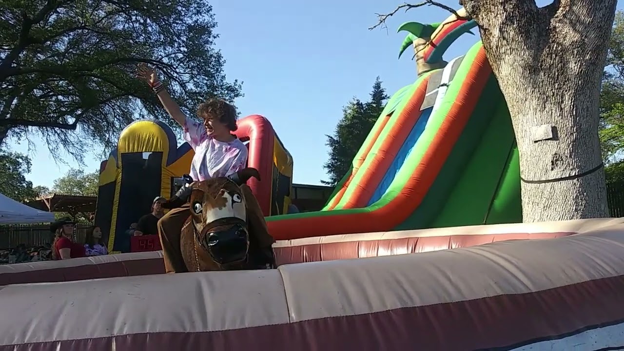 MONGO The Mech Bull Riding Experience - YouTube