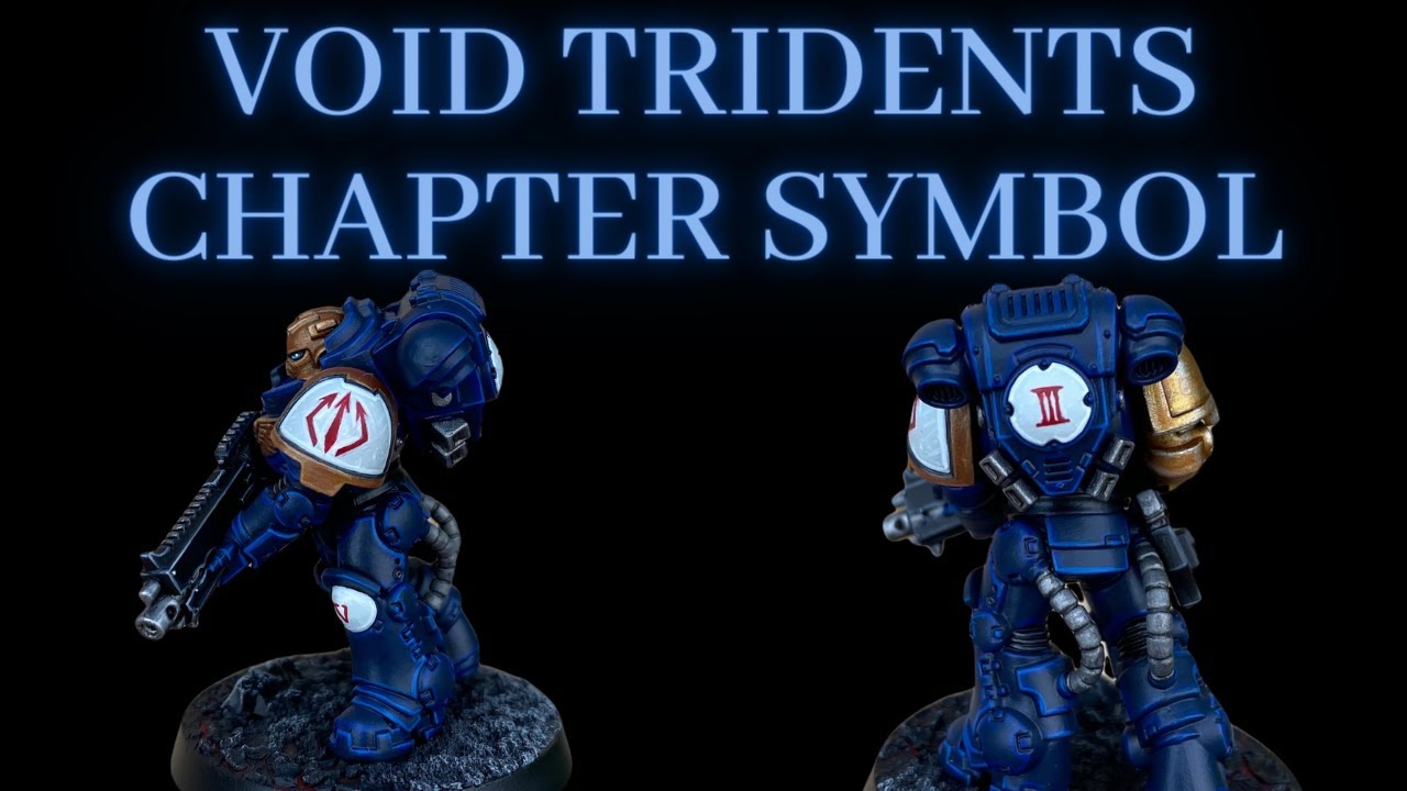 How to Paint VOID TRIDENTS CHAPTER SYMBOL - YouTube