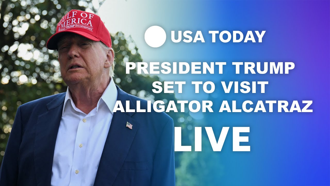 Watch live: President Trump visits Alligator Alcatraz - YouTube