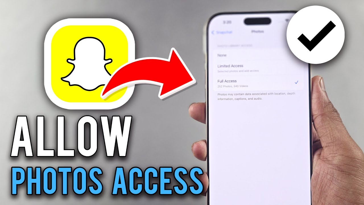 How to Allow Snapchat to Access Photos - 2025 - YouTube