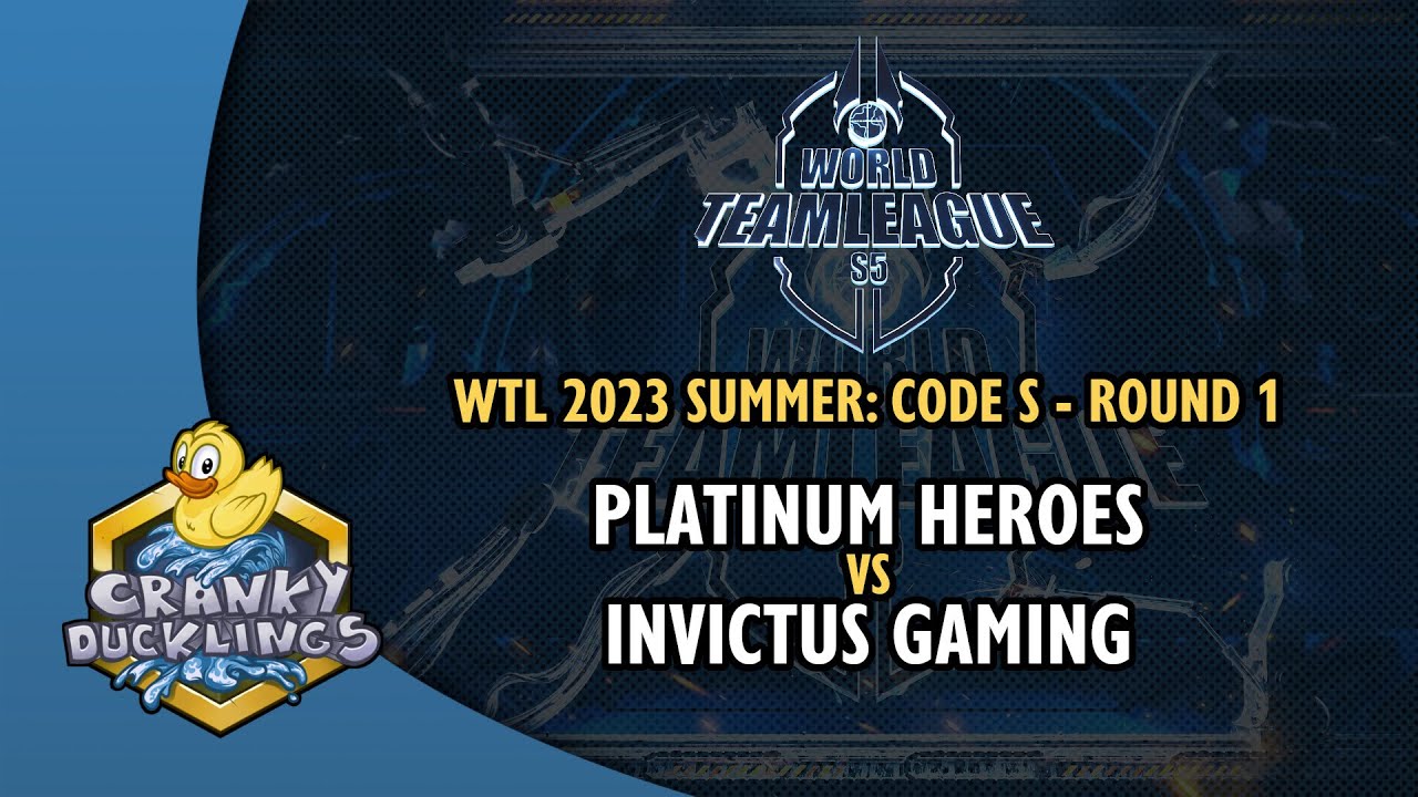 Platinum Heroes vs Invictus Gaming - World Team League 2023 Summer ...