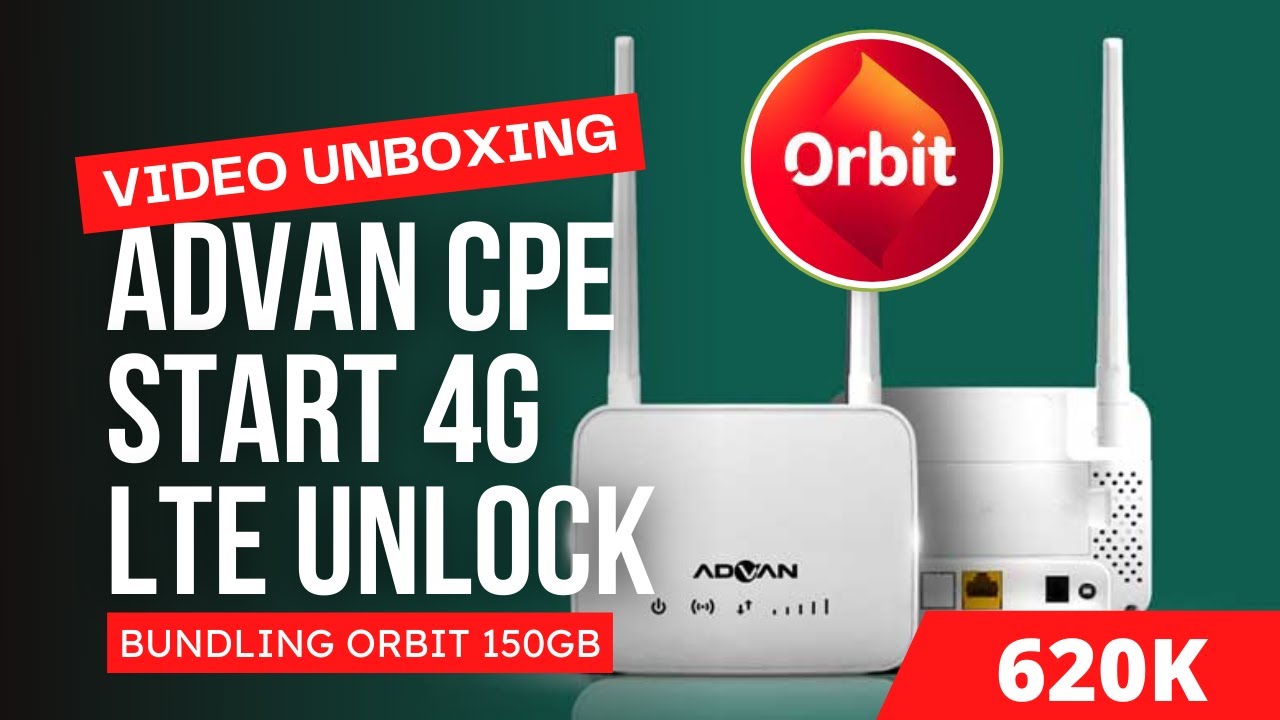 Advan CPE Start Bundling Telkomsel Orbit - Unboxing Video - YouTube