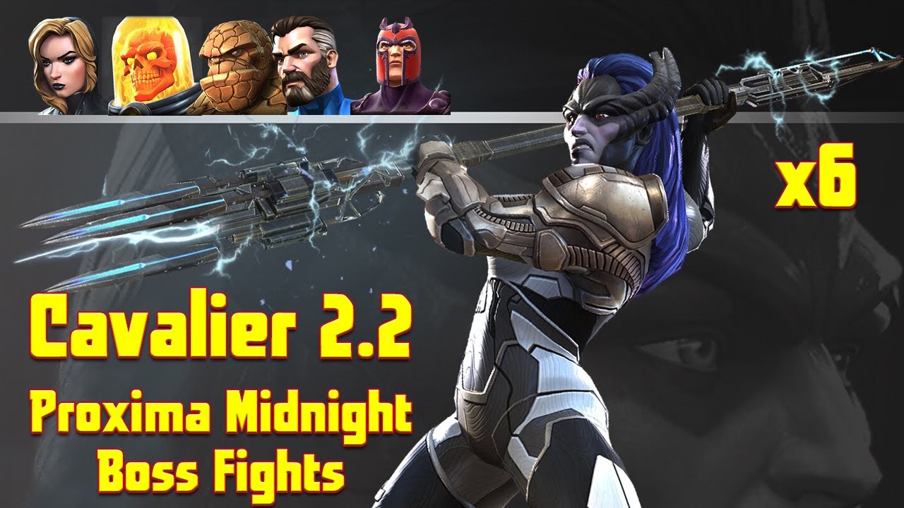 MCOC Cavalier 2.2 EQ Proxima Midnight Boss Takedowns x6 - Penumbra ...