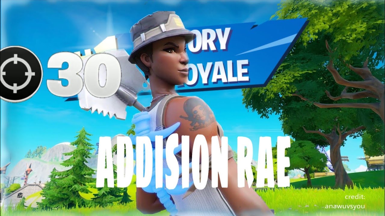 Addison rae (fortnite montage) NV Blaze - YouTube