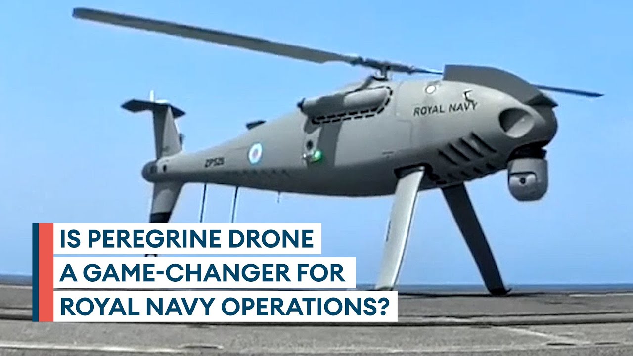 Royal Navy trials Peregrine drone that can work alongside crewed ...